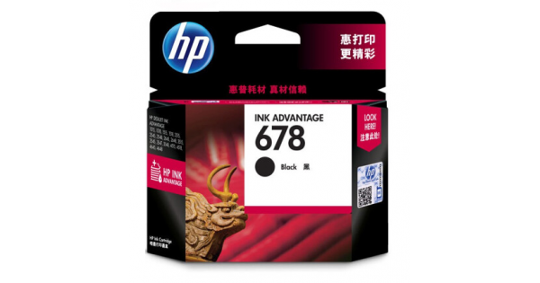 惠普（HP）678黑色墨盒