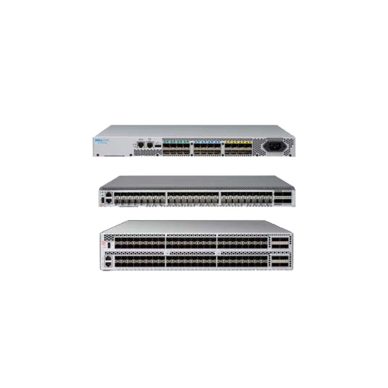 戴尔(DELL)EMC Connectrix DS-6610B FC光纤交换机(16Gb 24端口,带24个激活端口,配置24*16G短波光 ...