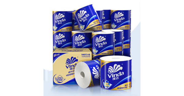 维达 V4073-B有芯卷纸 138mmx104mm/节(4层) 200g/卷x27卷/箱